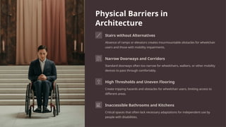 Architectural-Barriers for physiotherapists | PPTX