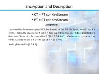RC4 Algorithm4 information security pptx | PPT