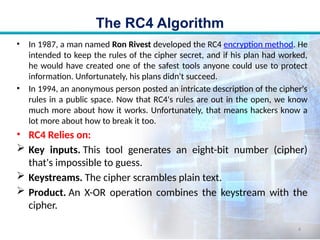 RC4 Algorithm4 information security pptx | PPT
