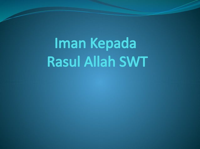 PPT BAB 8 Iman Kepada Rasul Allah SWT.pptx