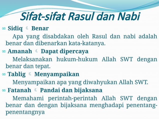PPT BAB 8 Iman Kepada Rasul Allah SWT.pptx