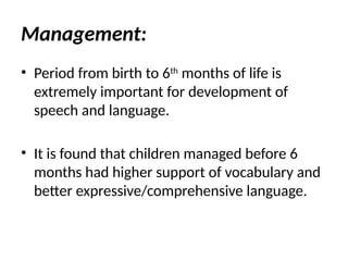 HEARING LOSS IN CHILDREN Detail presentation | PPTX