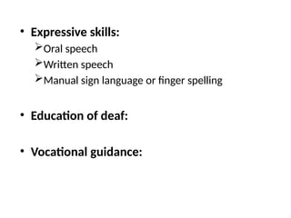 HEARING LOSS IN CHILDREN Detail presentation | PPTX