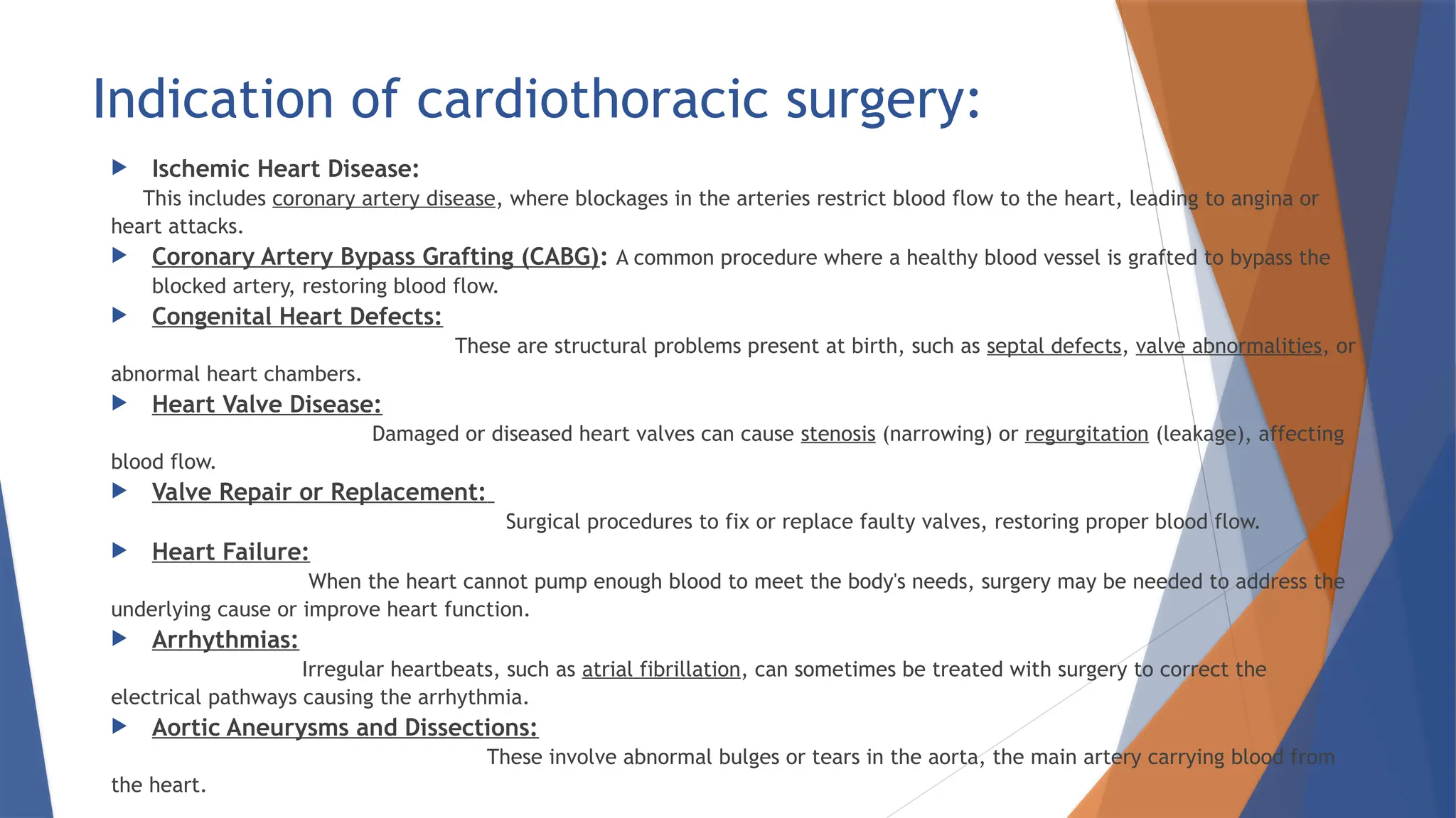 8 .THORACIC SURGERY ( Cardiac Surgery) part 2..pptx