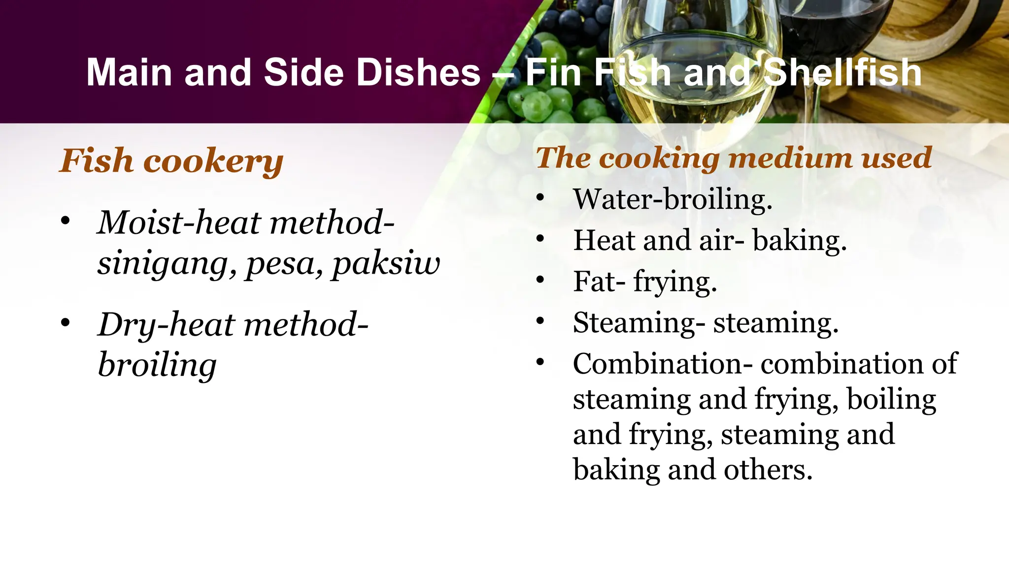 Food Styling_Main Dish (Fin Fish and Shellfish).pptx