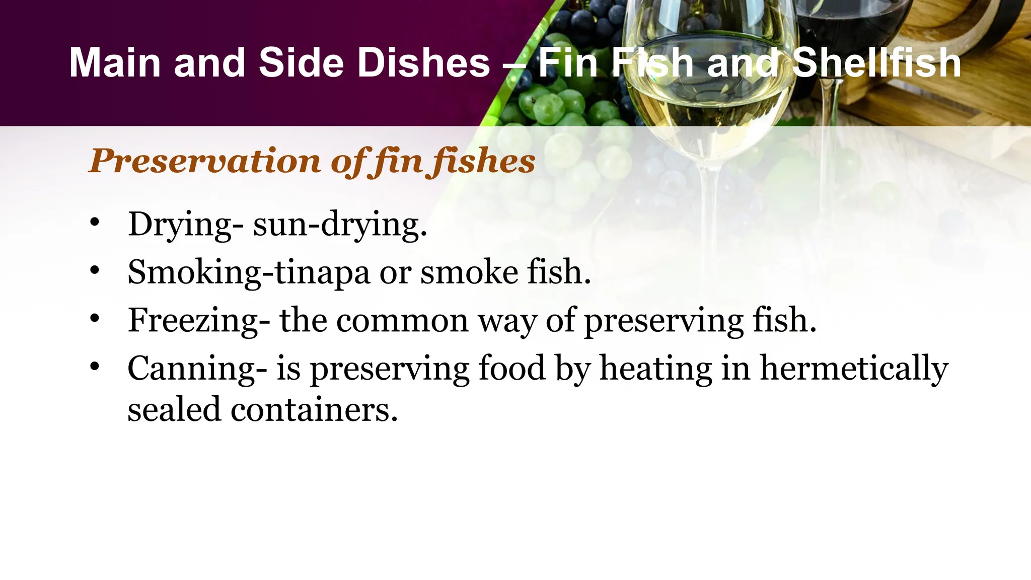 Food Styling_Main Dish (Fin Fish and Shellfish).pptx