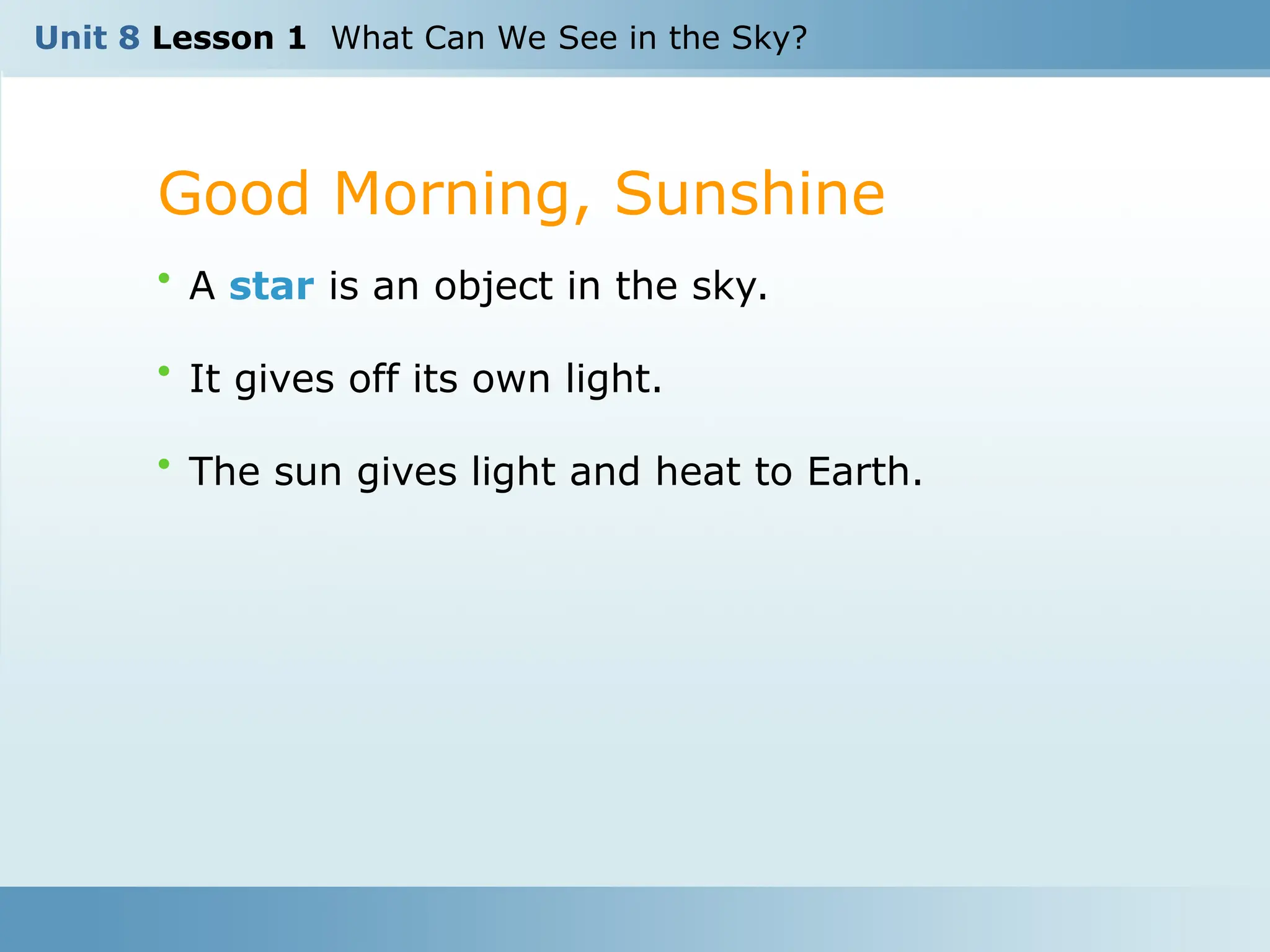 8.1 what we can see in the sky( constellations and stars) | PPT