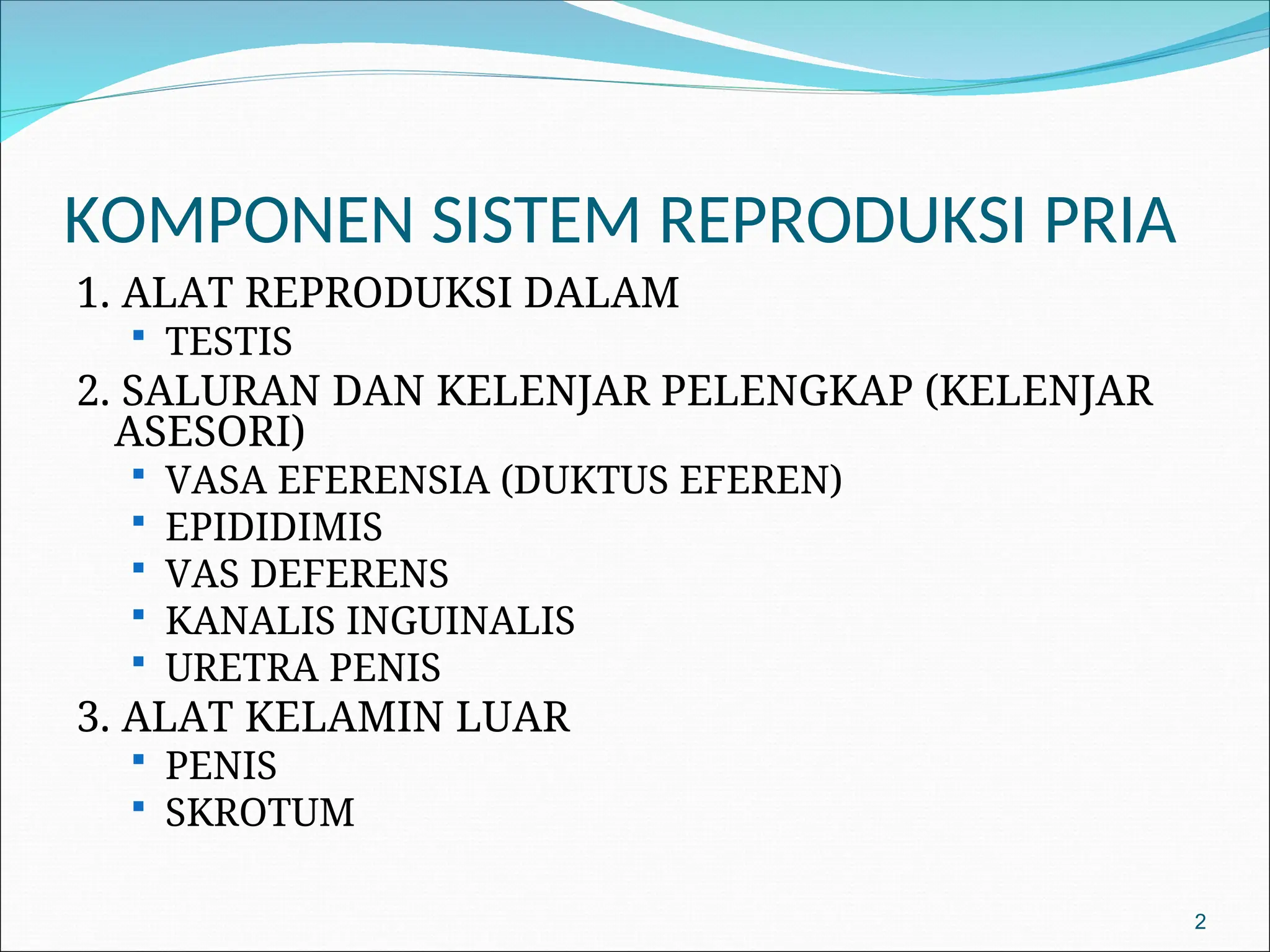 materi perkuliahaan sistem reproduksi pria | PPT