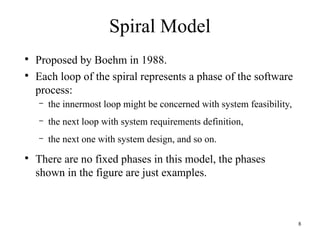 EVOLUTION AND SPIRAL MODEL in SOFTWARE ENGINEERING | PPT