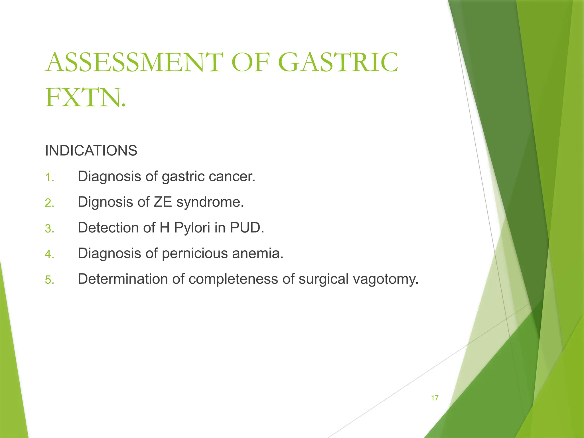 8. assesment of gastric, pancreatic, intestinal fxnt.pptx