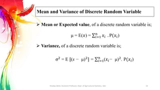 Comprehensive Overview of Random Variables, Expectation, and ...