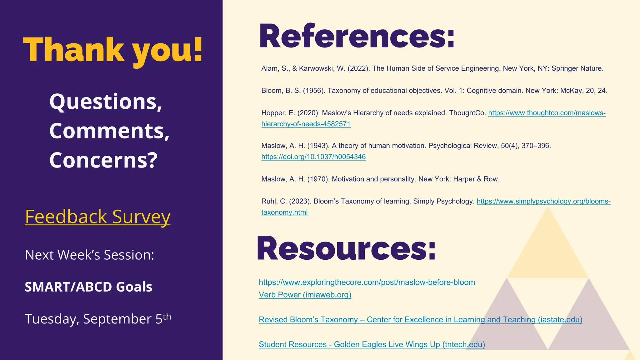 using Ibrahim Maslow Theory to support students to Bloom | PDF