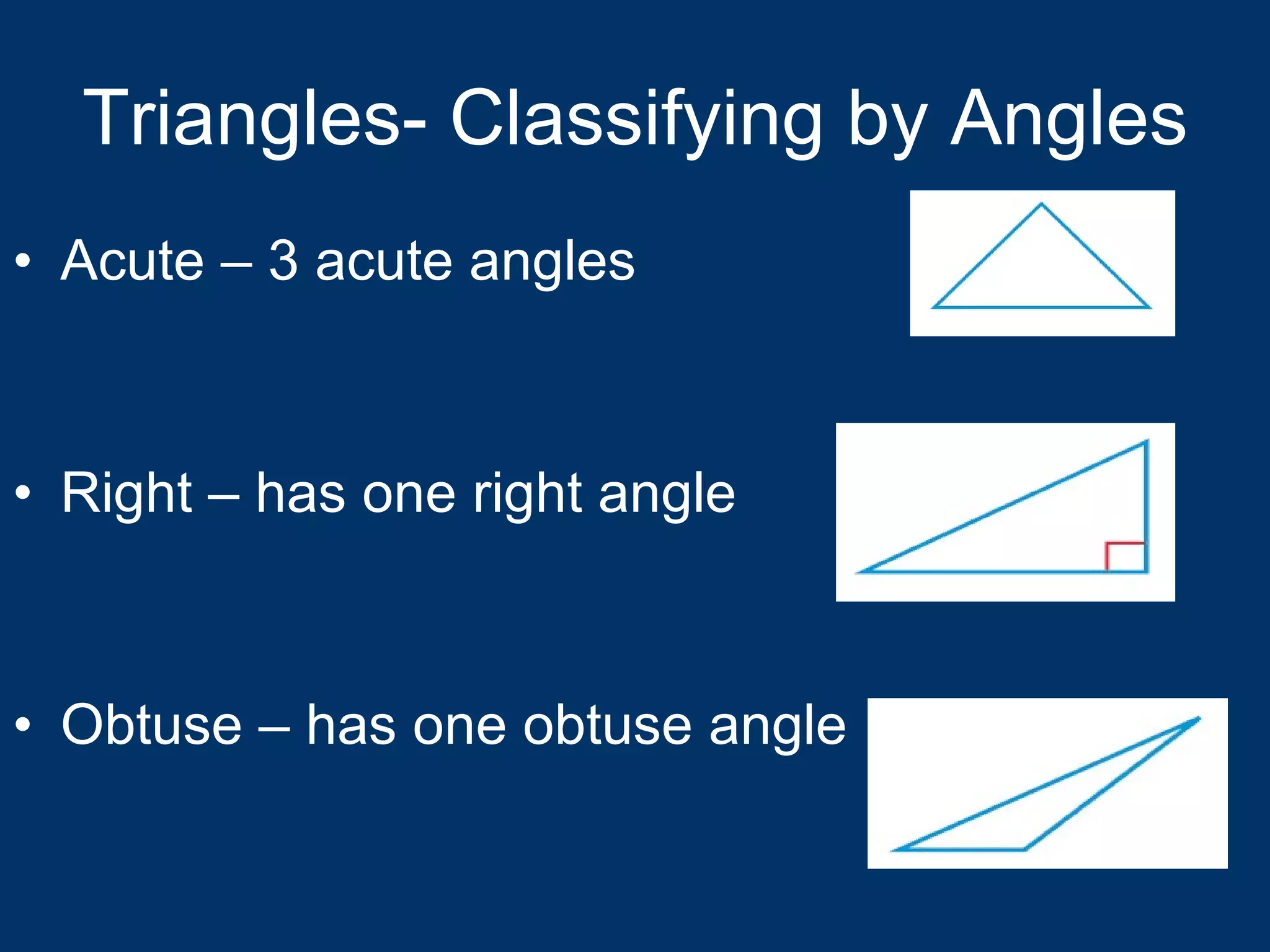 8.2 classifying triangles 1 | PPT