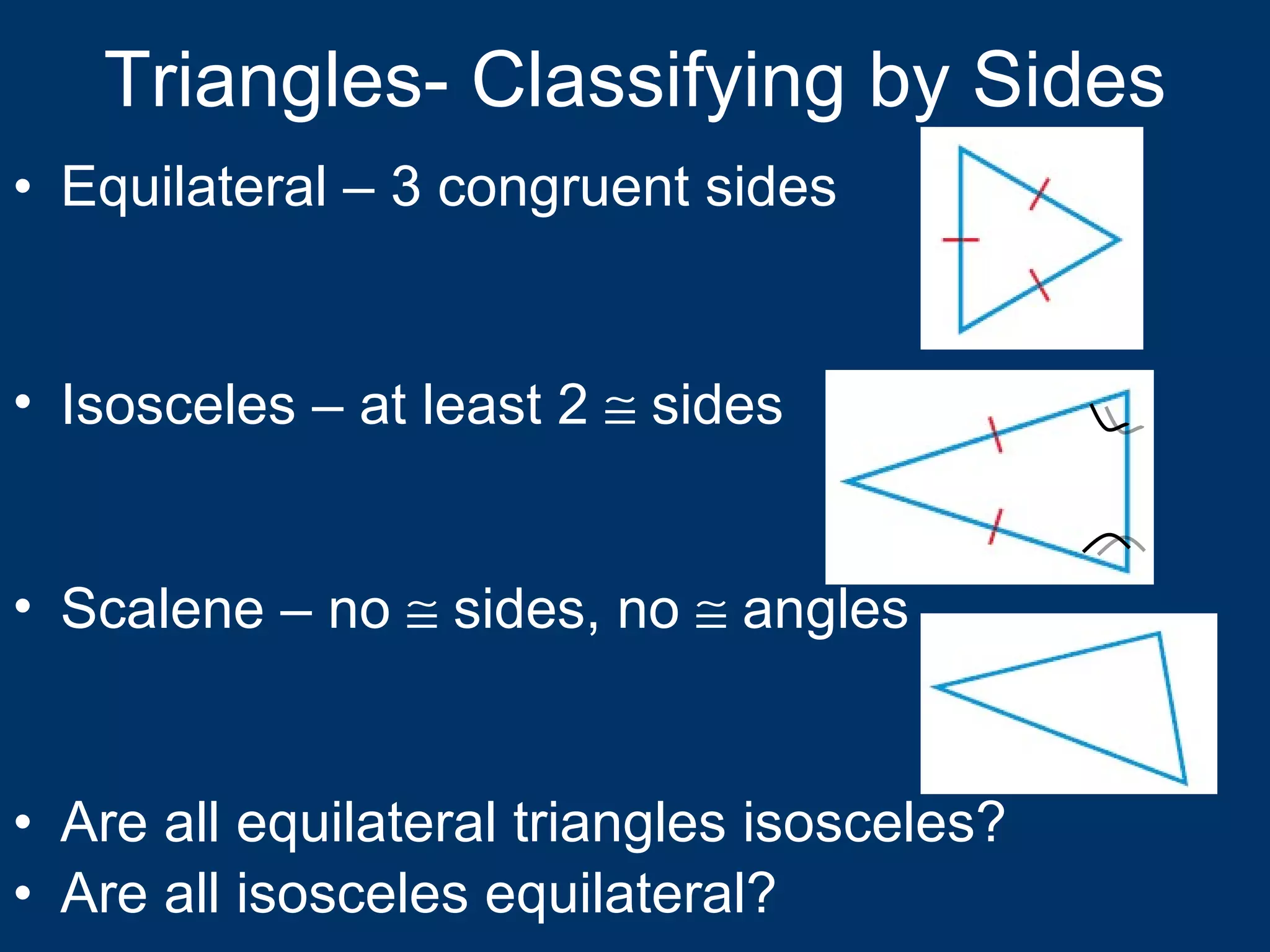 8.2 classifying triangles 1 | PPT
