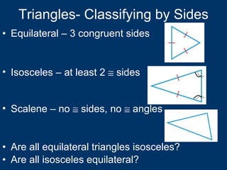 8.2 classifying triangles 1 | PPT