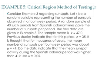 8.2 critical region | PPTX