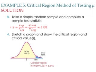 8.2 critical region | PPTX