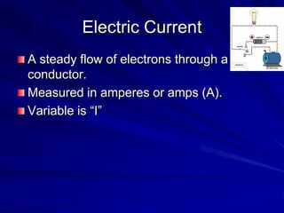 8-2 Electric Current | PPTX