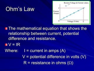 8-2 Electric Current | PPTX