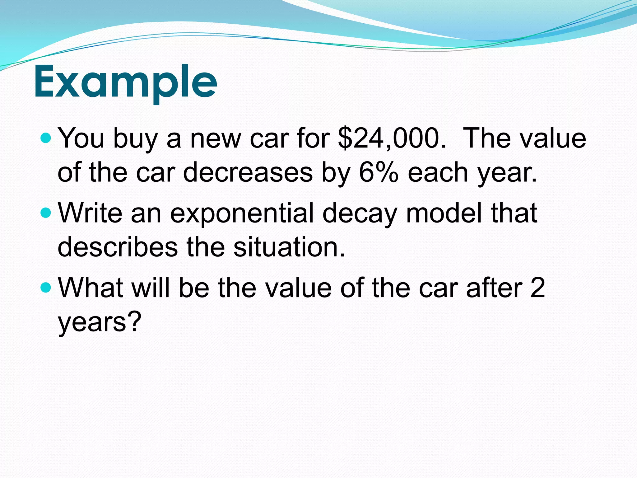 8.2 exponential decay | PPTX