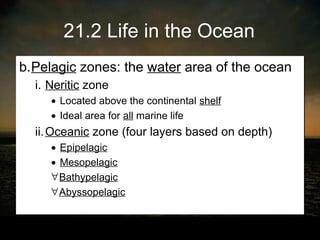 8.2 life in the ocean | PPT