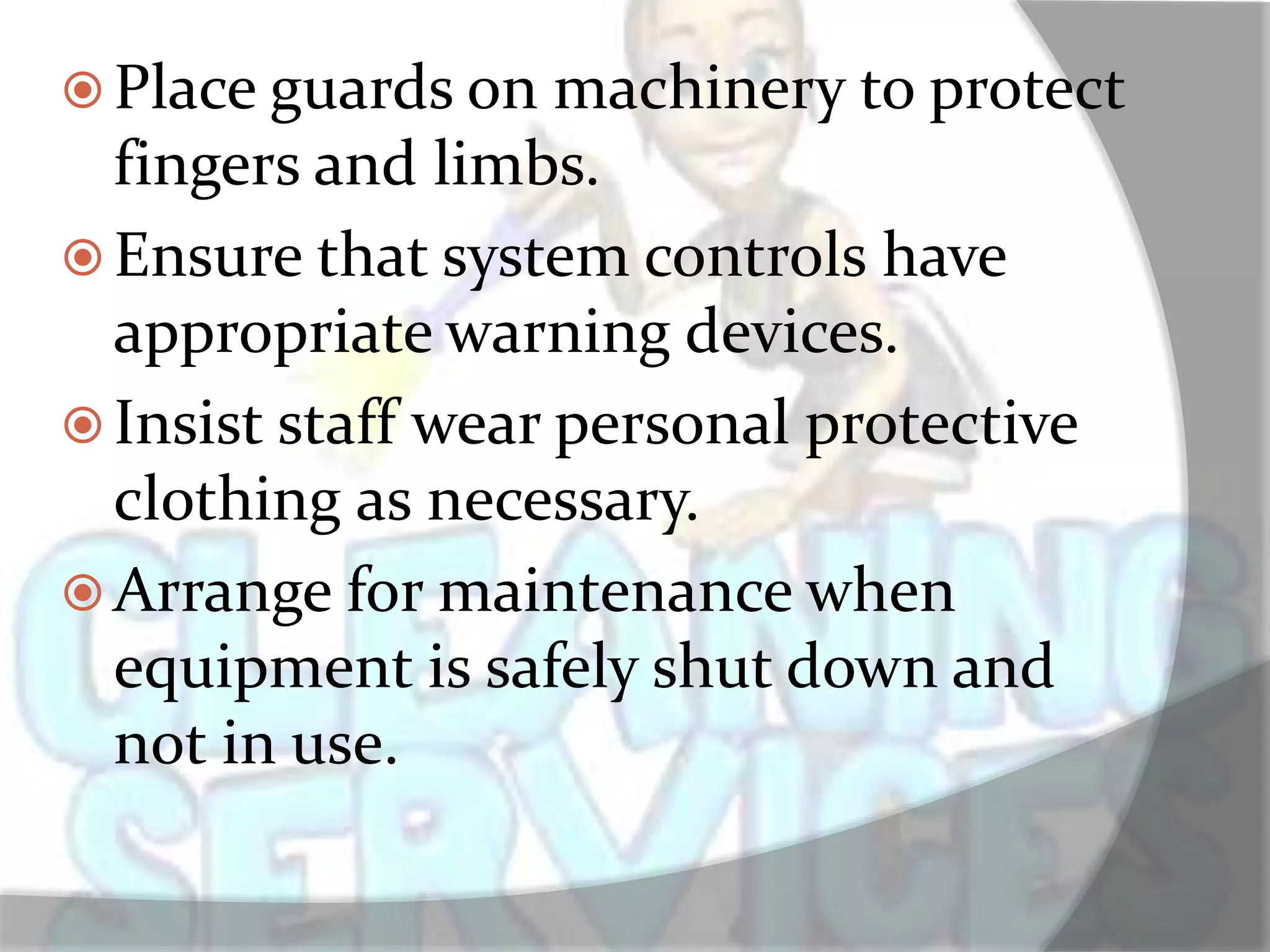 8 2 maintenance of cleaning equipment | PPTX