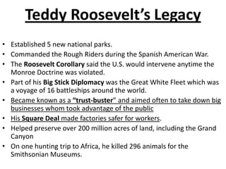 8.2 roosevelt and taft | PPTX