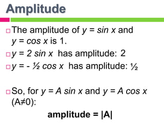 8 2 sine and cosine curves | PPTX | Physics | Science