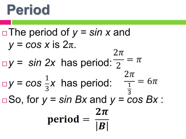 8 2 sine and cosine curves | PPTX | Physics | Science