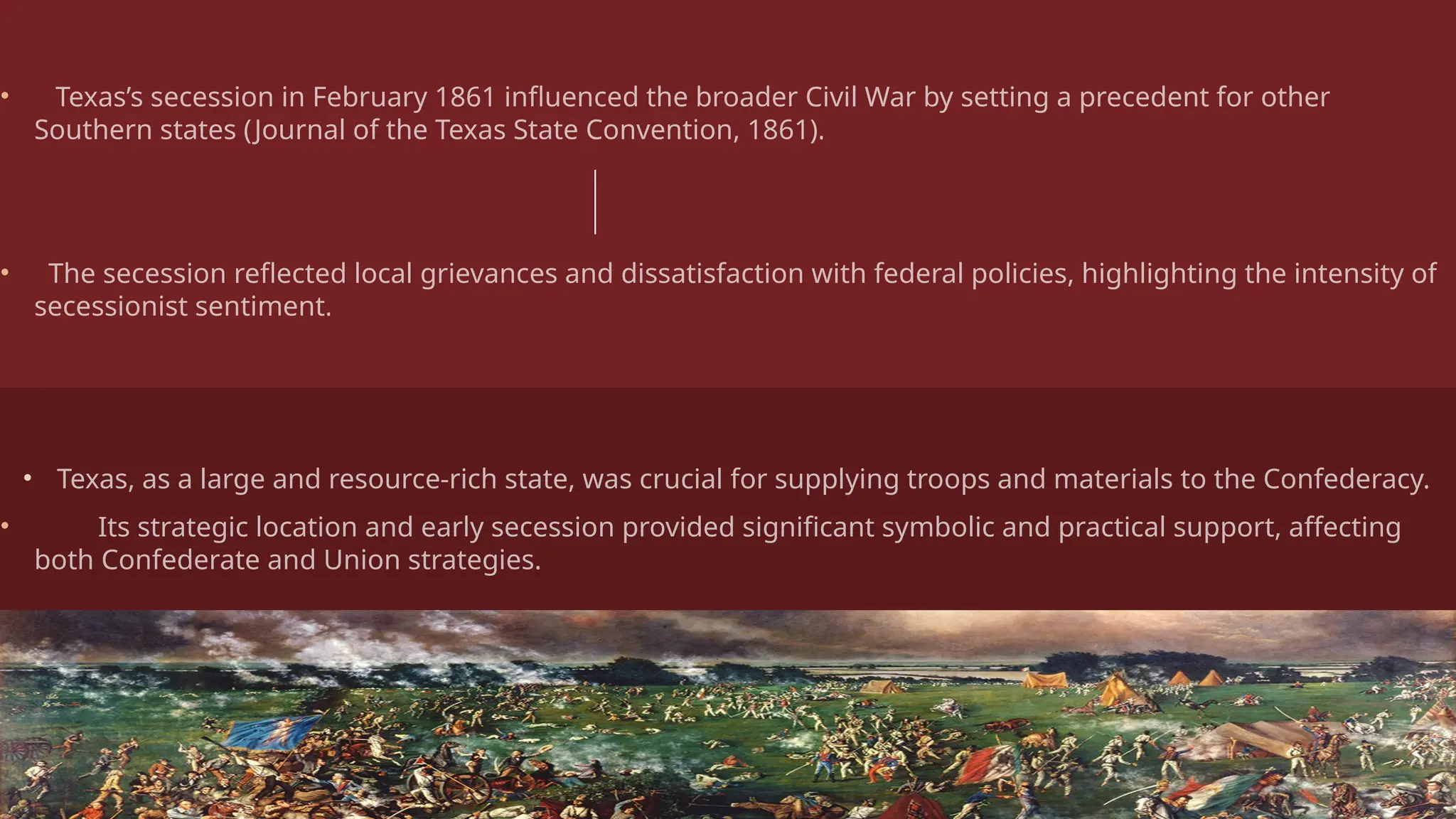 Visual Presentation fir HIS 300 Civil War and Reconstruction | PPTX