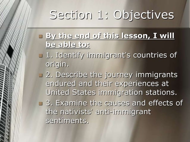 8.3 immigrants and urbanization 1877 1914 | PPT