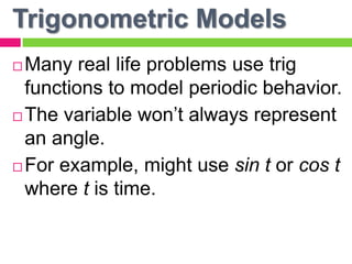 8 3 modeling periodic behavior | PPTX