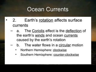 8.3 ocean resources and currents | PPT | Geography | Science