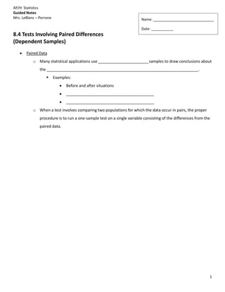 8.4 guided notes | DOCX | Educational Assessment | Education