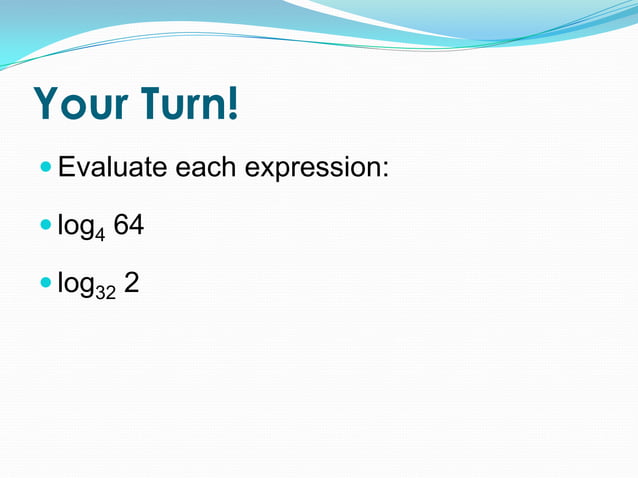 8.4 logarithmic functions | PPTX