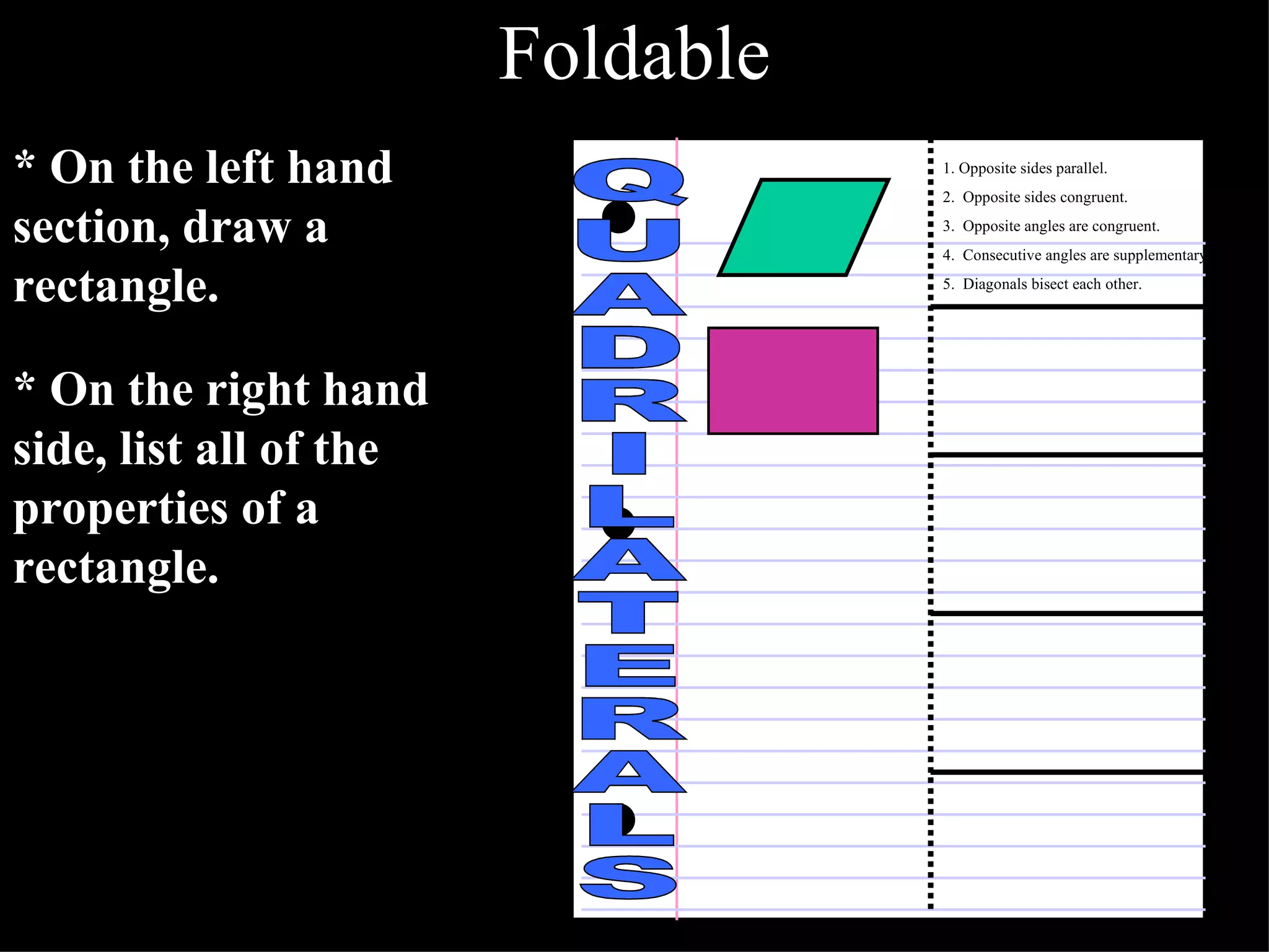 8 4 Rhombuses, Rectangles, And Squares | PPT