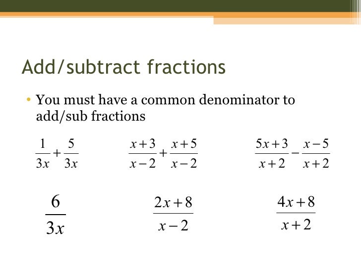 8 5 Adding And Subtracting Rational Expressions 8 5 Adding And Subtracting Rational Expressions