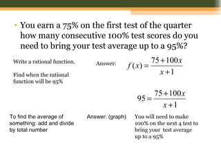 8-6 Solving Rational Functions | PPT