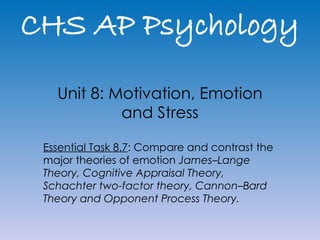 8-7-theories_of_emotion.ppt power point presentation | PPT