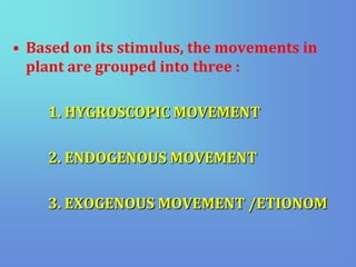 8 8. movement in plant | PPTX