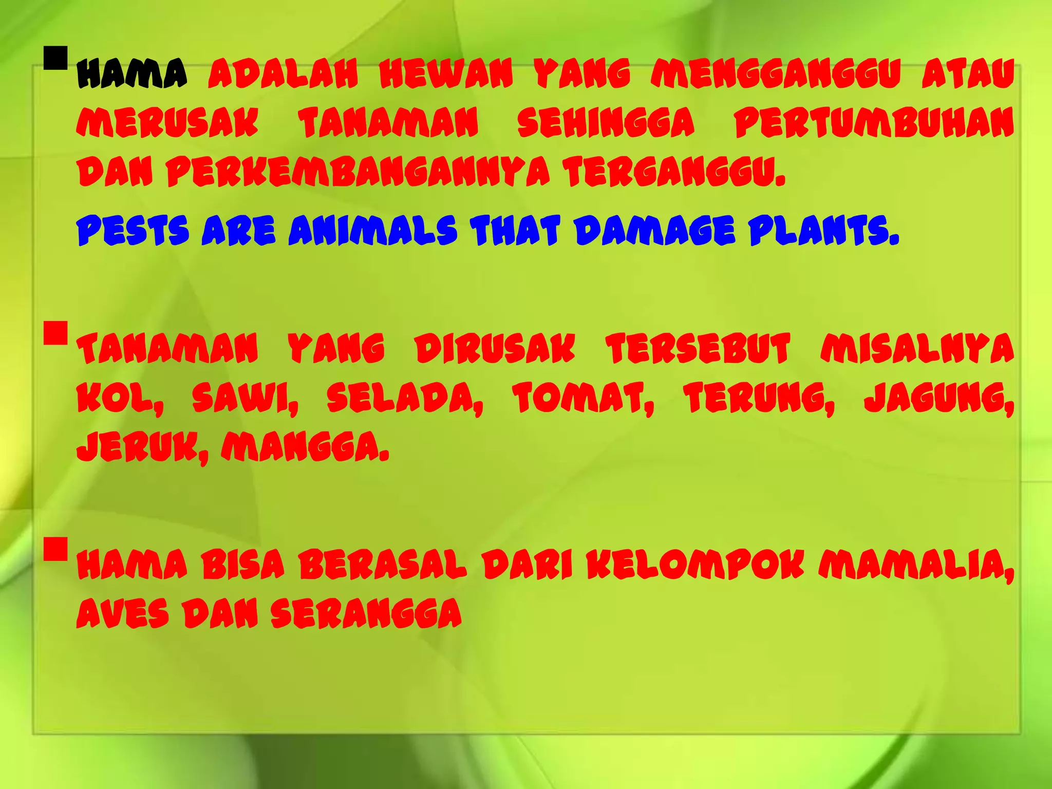8 9. hama & penyakit pada tanaman | PPTX