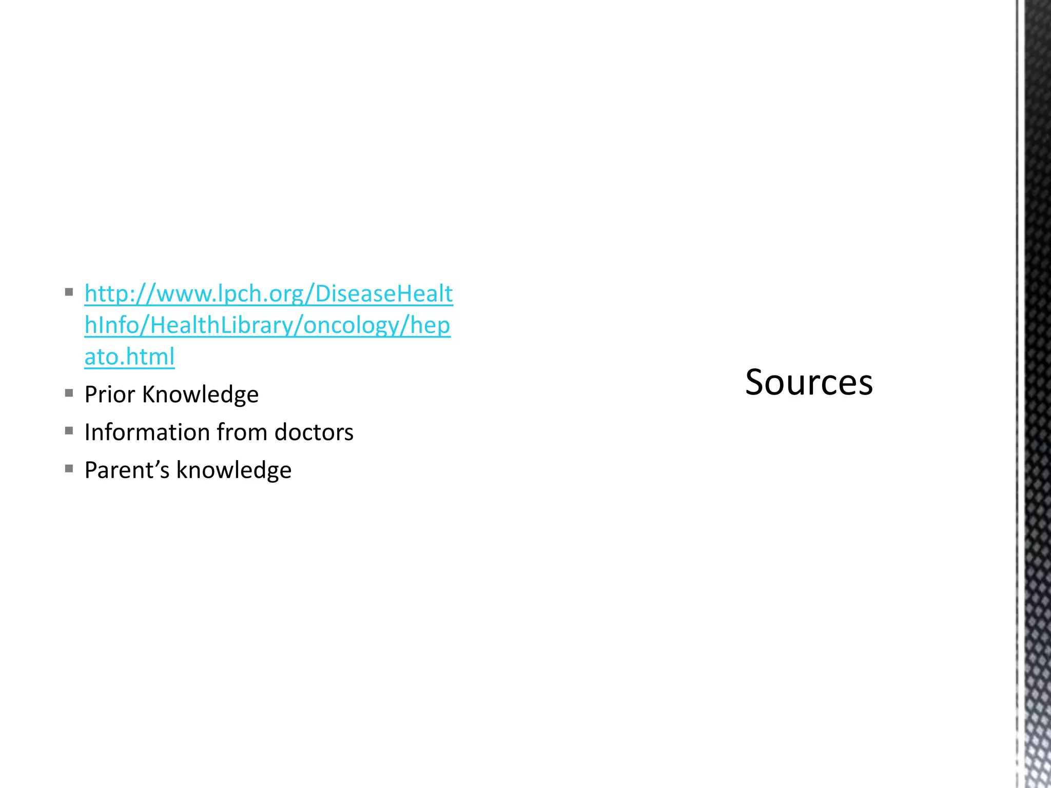 Hepatoblastome | PPTX