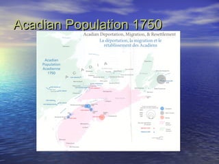 Acadian Deportation Map