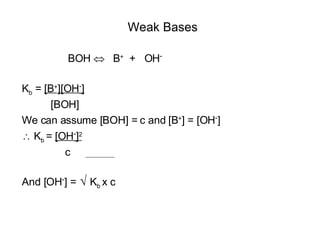 8 Acid Base Equilibria | PPT