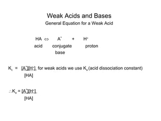 8 Acid Base Equilibria | PPT