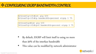 CCNA Advanced EIGRP Configuration and Troubleshooting | PPTX