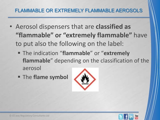Aerosol dispensers labelling | PPTX | Chemistry | Science