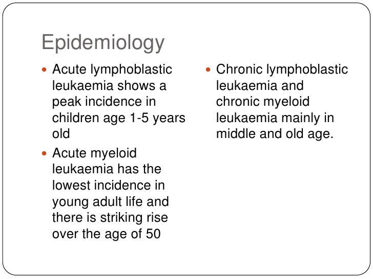 8. Acute Lymphoblastic Leukemia