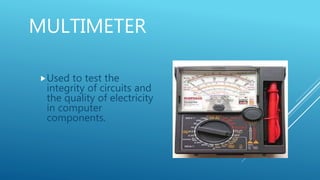 diagnostic tools-chs | PPTX