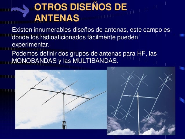Cuáles son los tipos de antenas utilizadas por BAIT